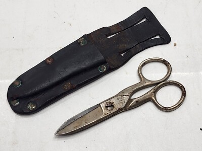 WISS 175E 5" Electrician's Lineman’s Scissors w/ Sheath Made in USA | eBay