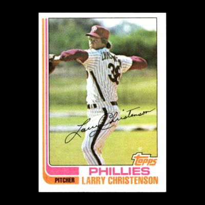 Larry Christenson 1982 Topps Philadelphia Phillies #544 R313F 15 | eBay
