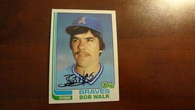 1982 TOPPS #296 BOB WALK BASEBALL CARD | eBay