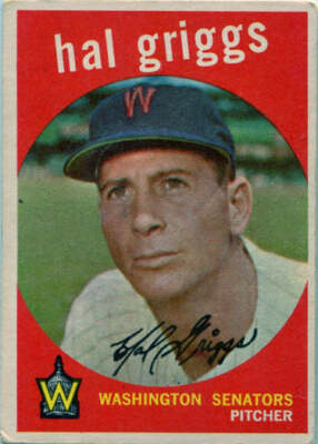 Topps Baseball 1959 Base Card 434 Hal Griggs | eBay