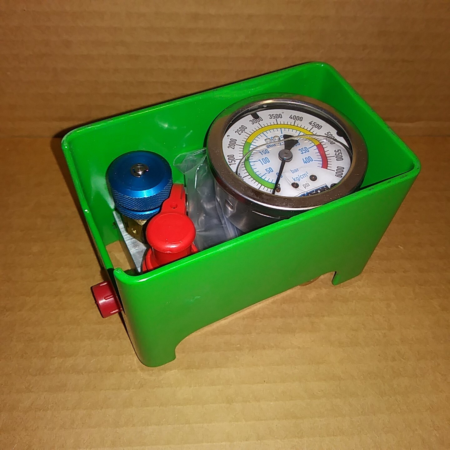 KALLER Cp-100 Control Panel Unit With Hyson Products 0-6000 PSI Gauge ...