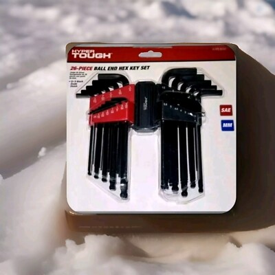 Hyper Tough ,black Oxide Finish 26pc Ball End Hex Key Set ,SAE/Mm | eBay