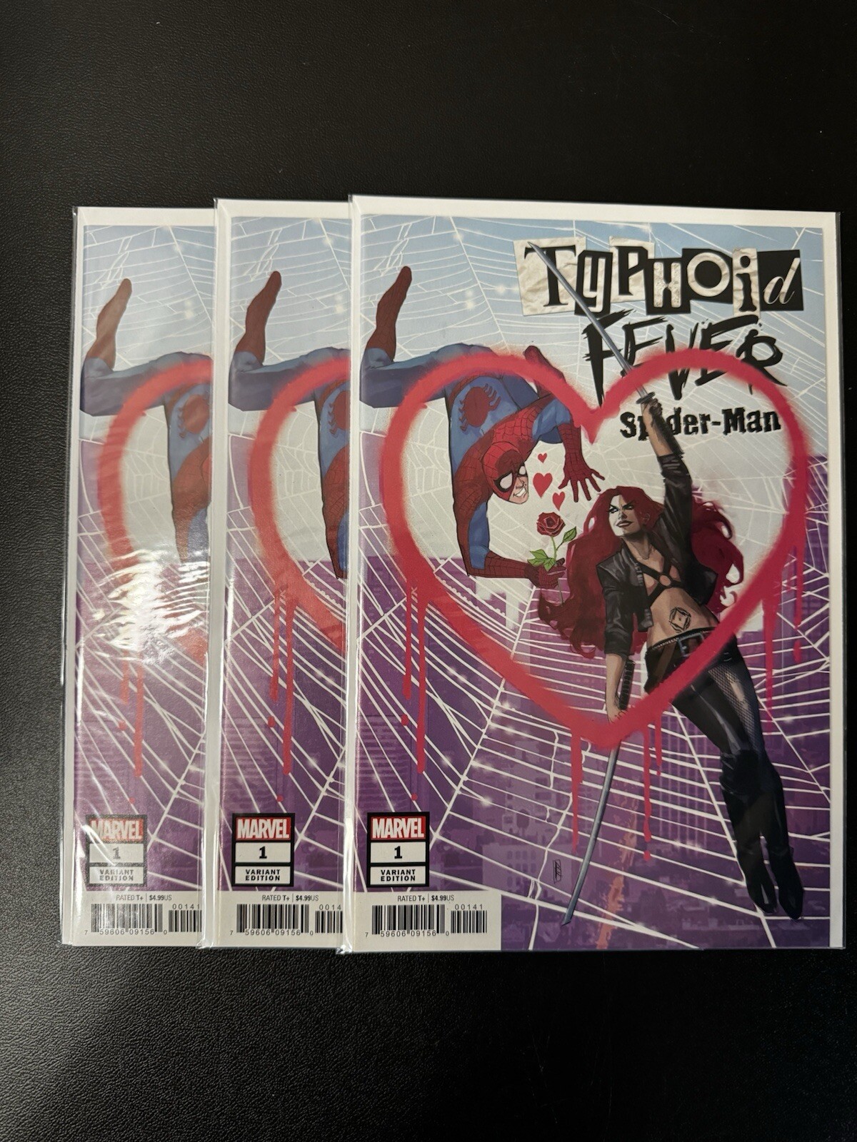 Typhoid Fever Spider-Man 1B Reis 1:25 Variant NM- Lot Of 3 | eBay