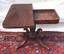 19TH C CLASSICAL FEDERAL ANTIQUE GAME / CARD TABLE CONSOLE ~ ISAAC VOSE ...