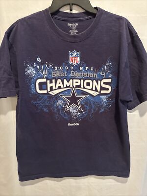 Dallas Cowboys 2009 NFC East Division Champions Reebok Medium T-Shirt ...
