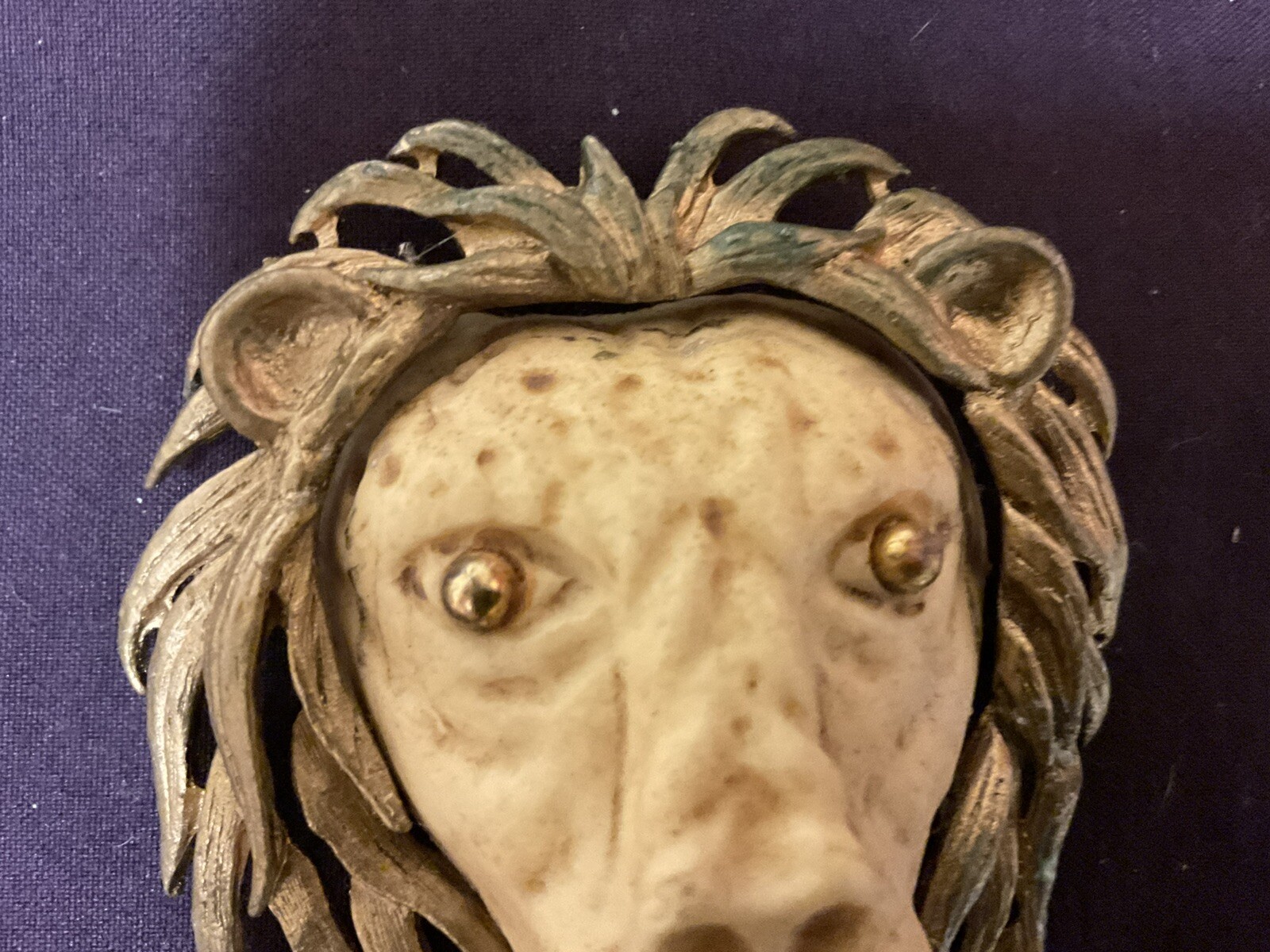 Luca Razza Vintage “Zodiac Signs” Lion’’s Head Pen… - Gem