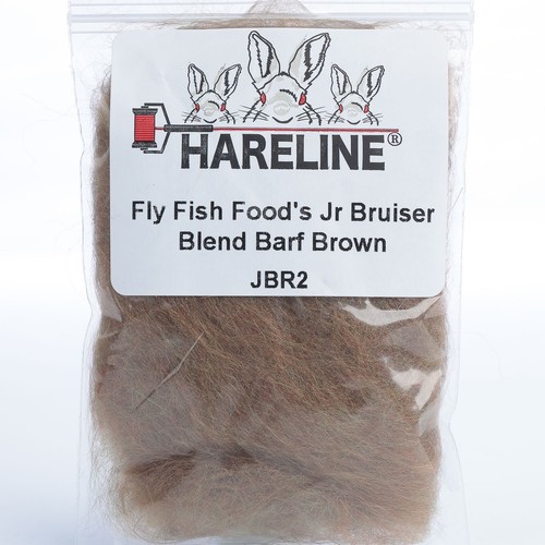 Hareline Fly Fish Food's Jr. Bruiser Blend - Barf Brown | eBay