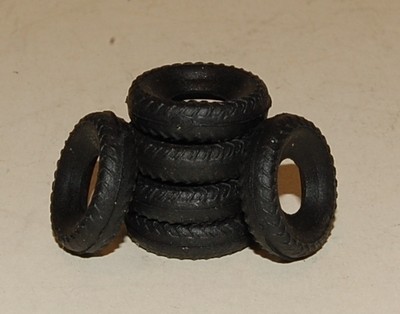 Marklin 800 Series Trucks 18mm Black Round Fishbone Treaded tires X 6 ...