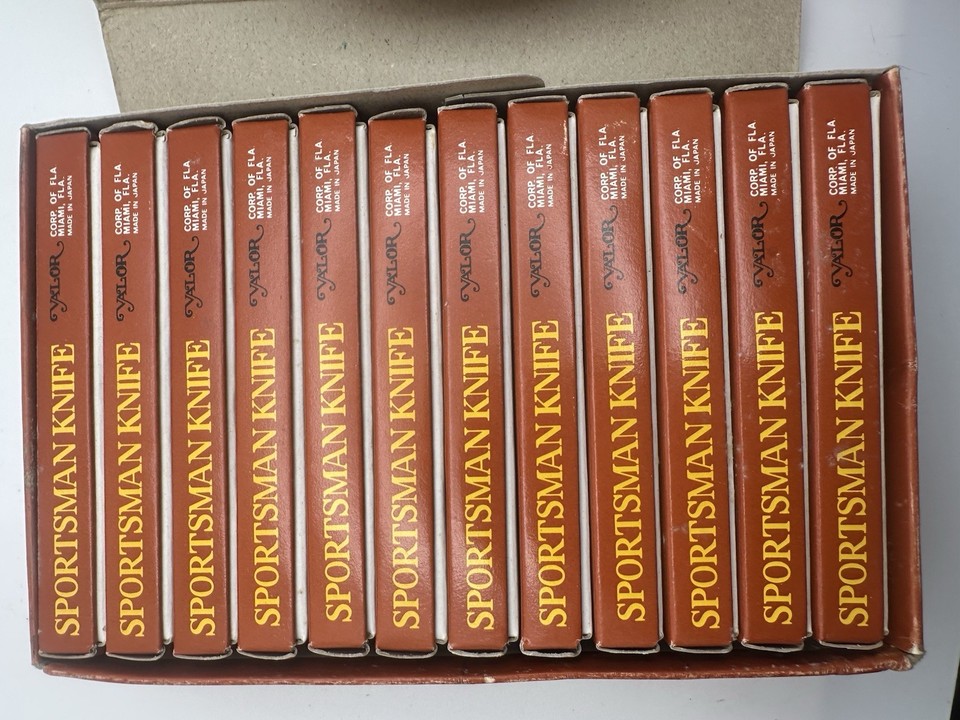 One Dozen Vintage Valor Japan Sportsman 336 Folding Knife NOS | eBay