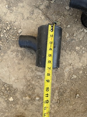 Charlotte Cast Iron No Hub Pipe Fitting NH-28-4 Sanitary T Tee 4x2 SKU ...