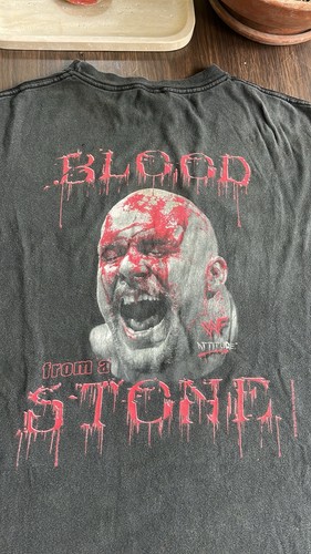 Vintage 1998 WWF Blood From A Stone 3:16 Stone Cold Steve Austin Shirt ...