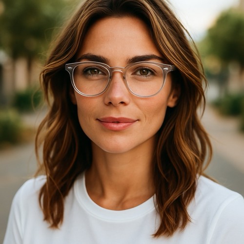 Warby Parker Hopper 500 48 21-142 Clear Eyeglasses / Frames O52 | eBay