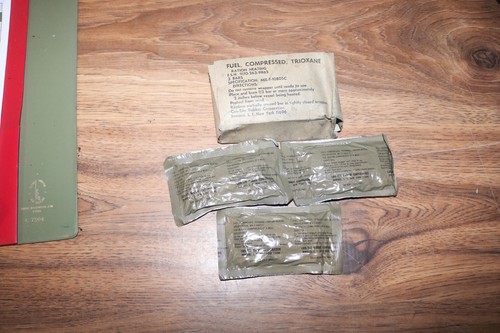 Vietnam 1970 dated C ration heating tablets box of 3 packets | eBay