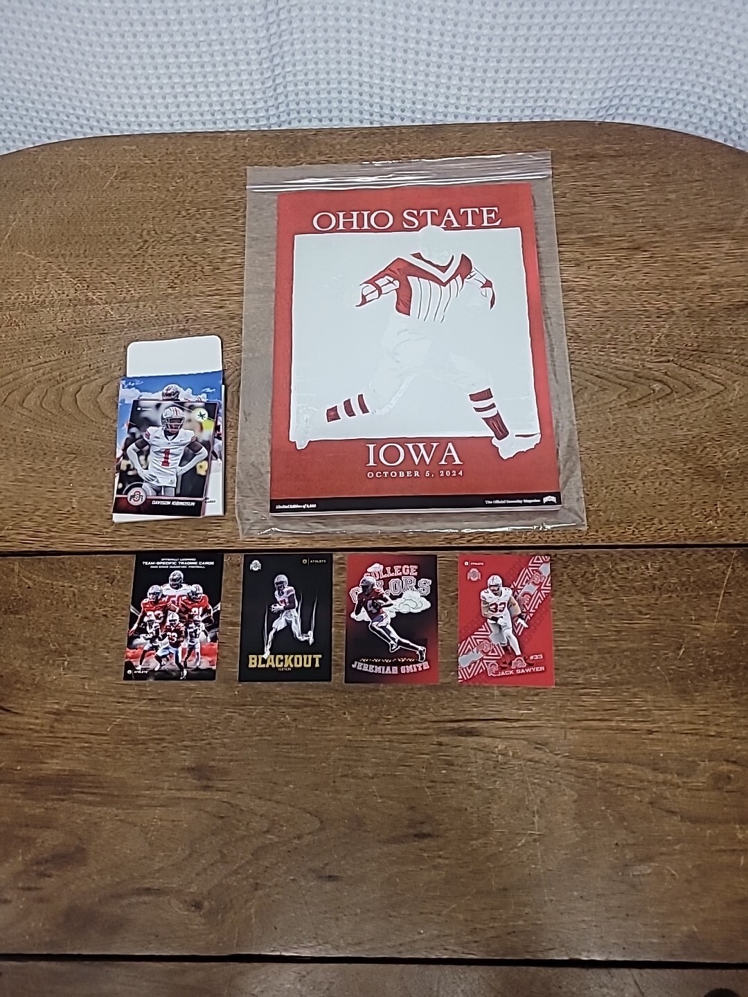 2024 Ohio State Football program vs Iowa Hawkeyes Ltd Ed Of 2k+Pack ...