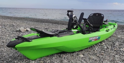 kayak da pesca Triken 405 con propulsione a pedali | eBay