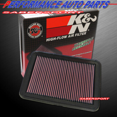 K&N 33-2296 Hi-Flow Air Intake Drop in Filter for 2006-2011 Cadillac ...