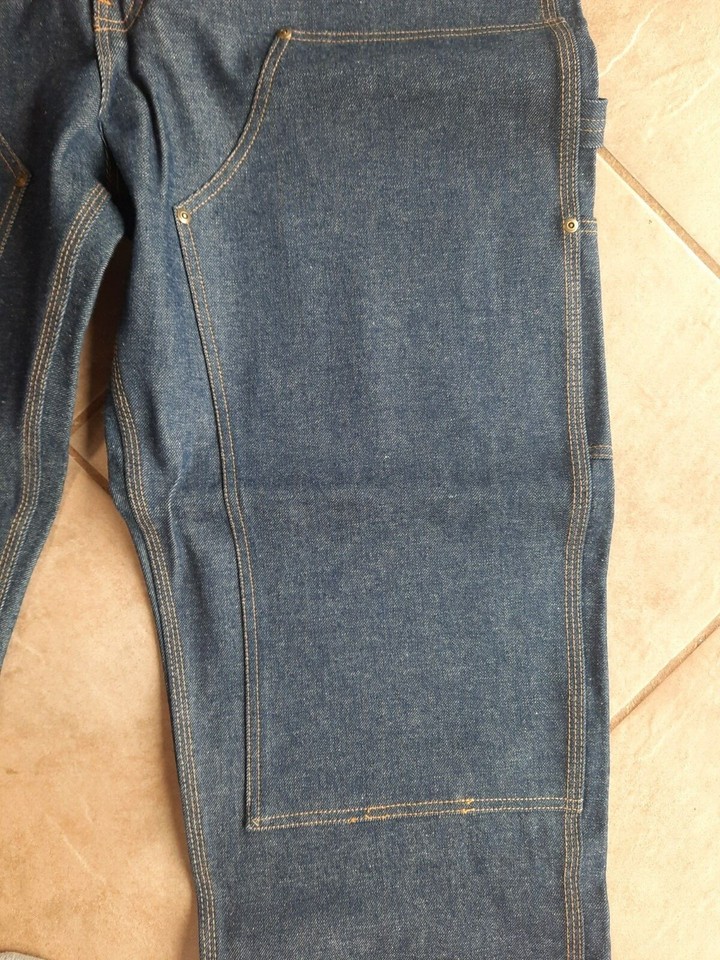 Key Brand Authentic Dungaree Double Knee Work Pants | eBay