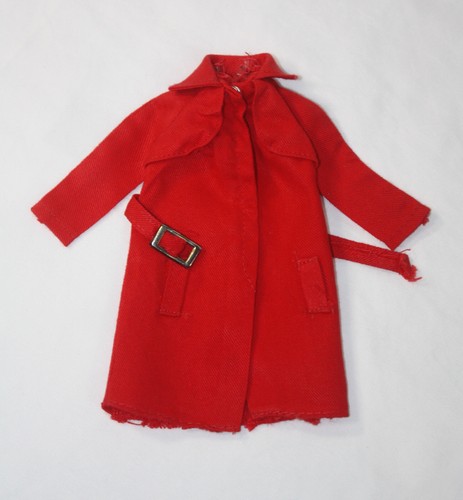 1960's Vintage Barbie Red for Rain Jacket Trench Coat | eBay