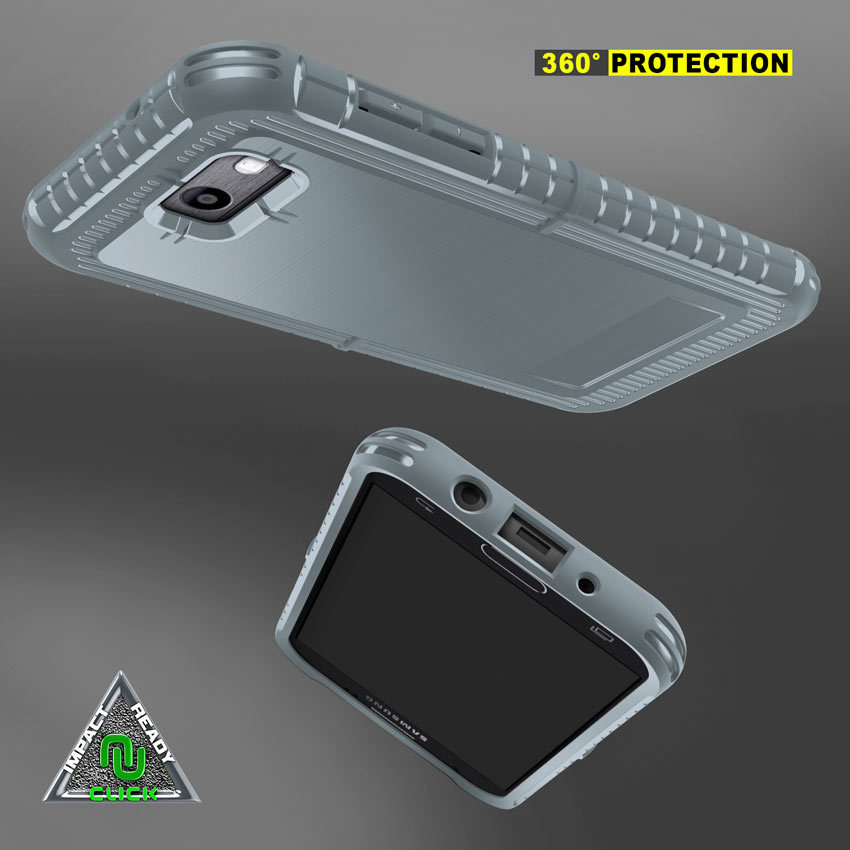For Samsung Galaxy Sol 2 J3 Eclipse J3 Mission J327 Brushed Case ...