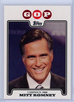 Mitt Romney - 2008 Topps Campaign 2008 #CO8-MR GOP - Republican Utah ...