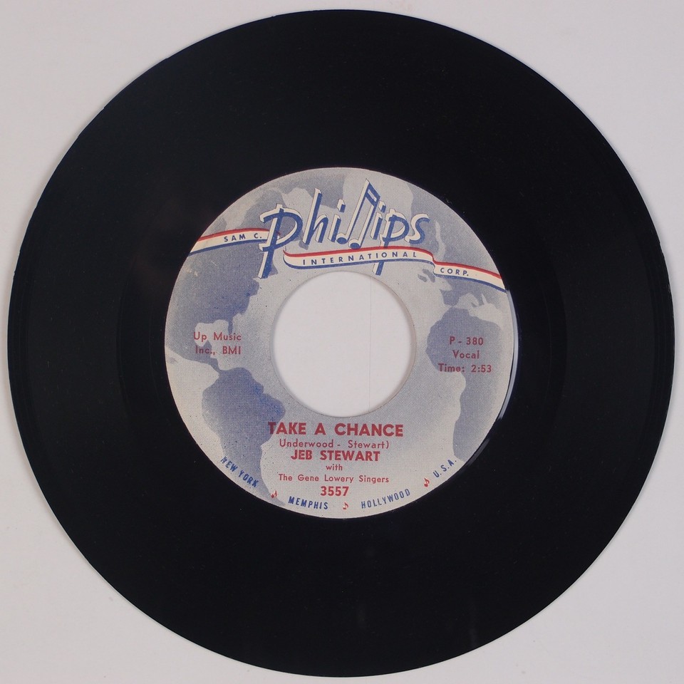 JEB STEWART: Take A Chance US Phillips Doo Wop Rockabilly 7” 45 NM- MP3 ...