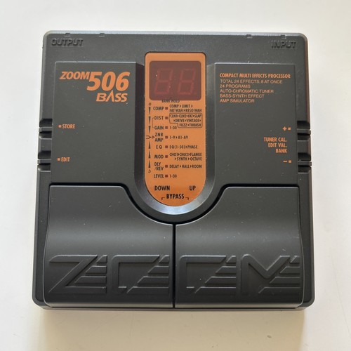 Zoom 506 Bass Effects Pedal Good Working Condition | eBay UK