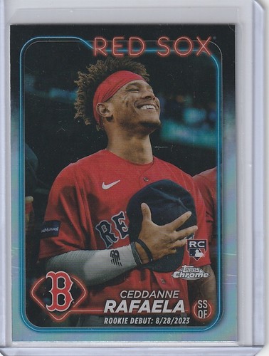 2024 Topps Update Chrome Ceddanne Rafaela Refractor Rookie Debut USC44 ...
