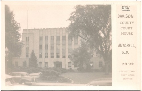 Davison County Court House in Mitchell SD RP Postcard | eBay