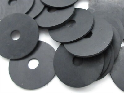 5/16" ID Large Fender Rubber Washers 1 1/2" OD X 1/16" Thick Various ...