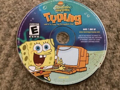 Spongebob Squarepants Typing PC/MAC CD-ROM Game Nickelodeon The ...