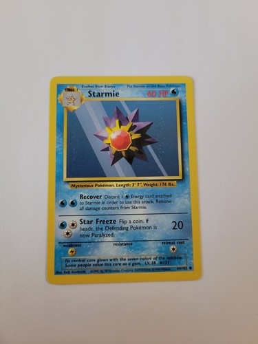 1999 Pokémon Base Set Starmie 64/102 | eBay