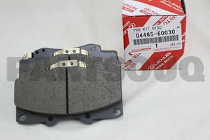 0446560030 Genuine Toyota PAD KIT, DISC BRAKE, FRONT 04465-60030 | eBay