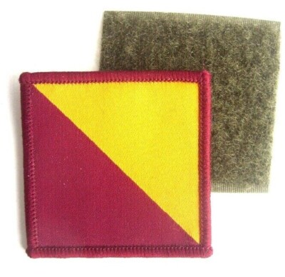 ROYAL REGIMENT OF FUSILIERS HAT / HELMET BADGE TRF DZ - HOOK/LOOP RRF ...