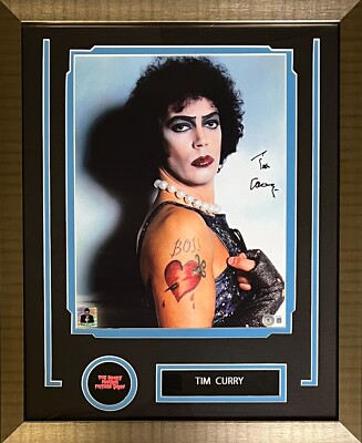 Tim Curry auto signed 11x14 framed photo The Rocky Horror Picture Show ...