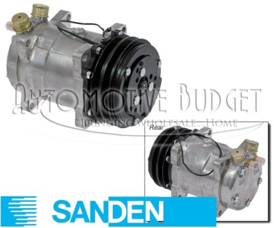 A/C Compressor for Sanden SD508 / SD5H14 2GR 12 Volts Tube-O Universal ...