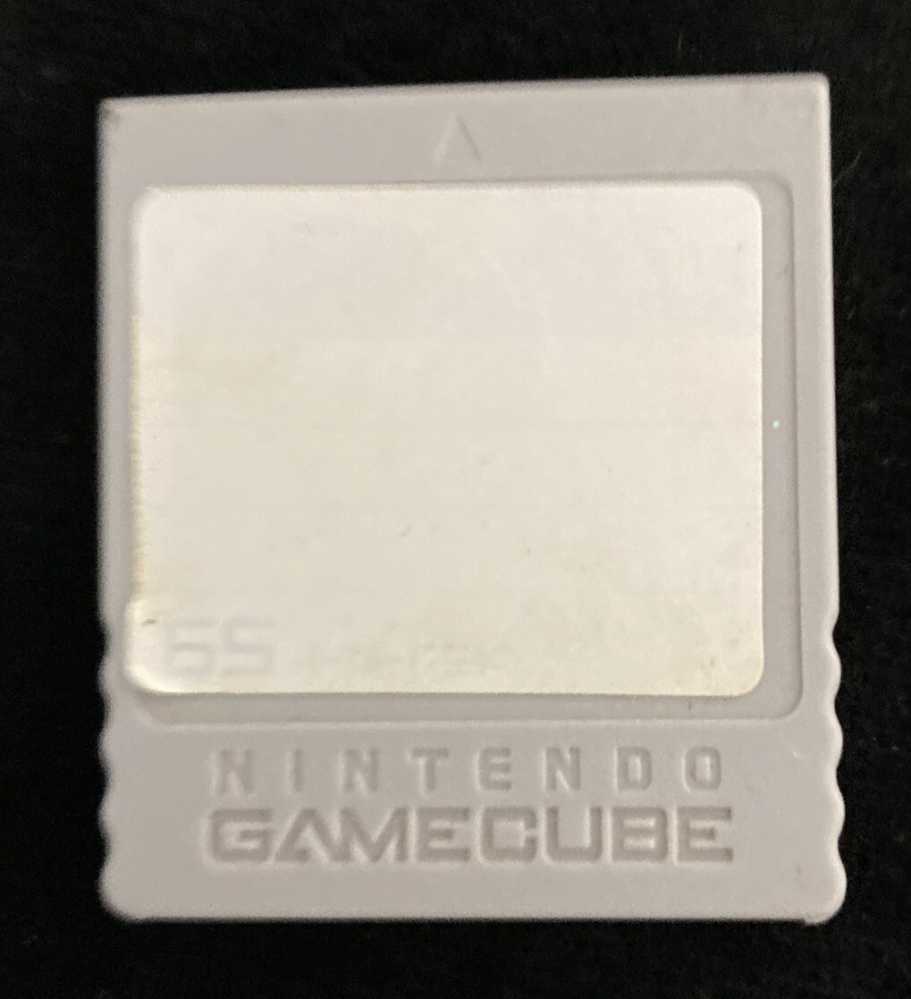 Official Nintendo GameCube Memory Card 59 DOL-008 Gray Authentic OEM | eBay