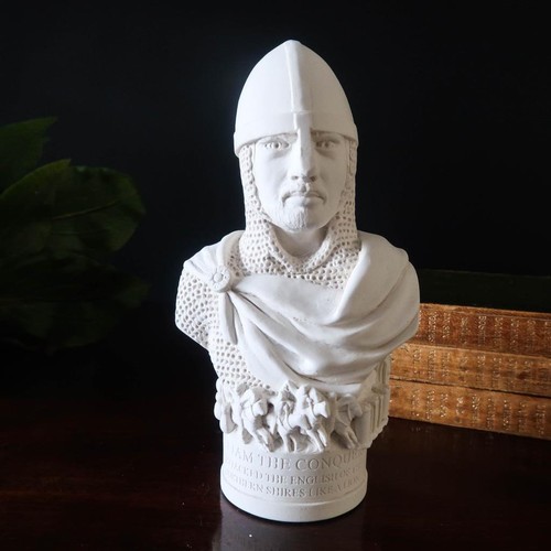 New William The Conqueror Plaster Bust Handmade Ornament Boxed ...