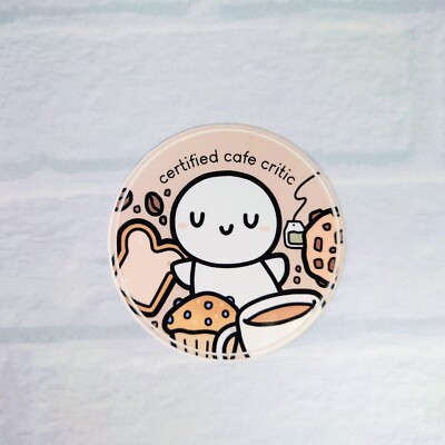 Certified Cafe Critic Circle Vinyl cute sold out~ TheCoffeeMonsterzCo ...