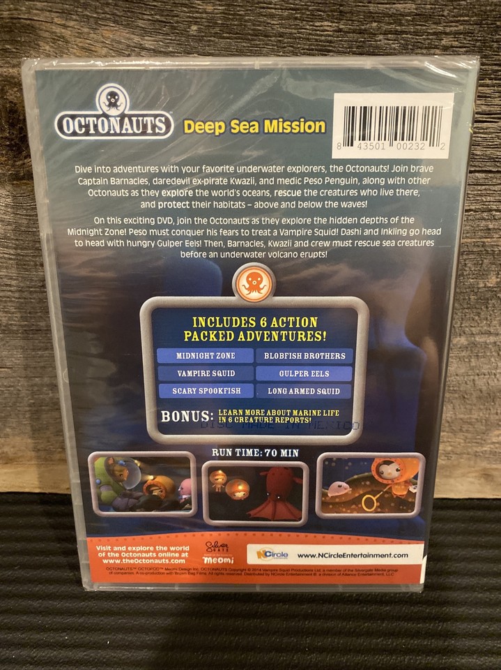 Octonauts: Deep Sea Mission (DVD) New And Sealed! Great Gift ...
