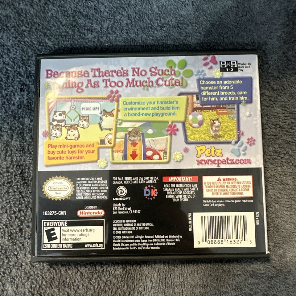 Hamsterz Life (Nintendo DS) Authentic - Tested and Works! Authentic ...