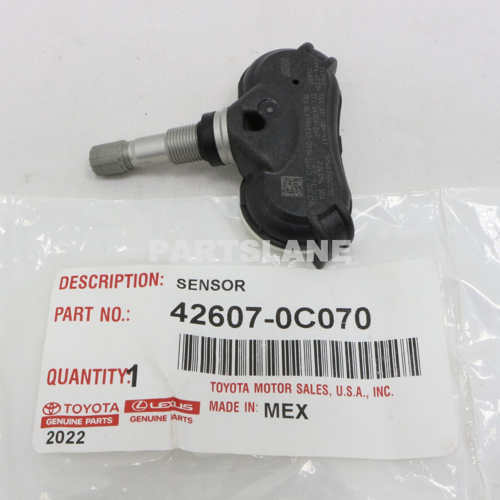 42607-0C070 Toyota OEM Genuine VALVE SUB-ASSY, TIRE PRESSURE MONITOR | eBay
