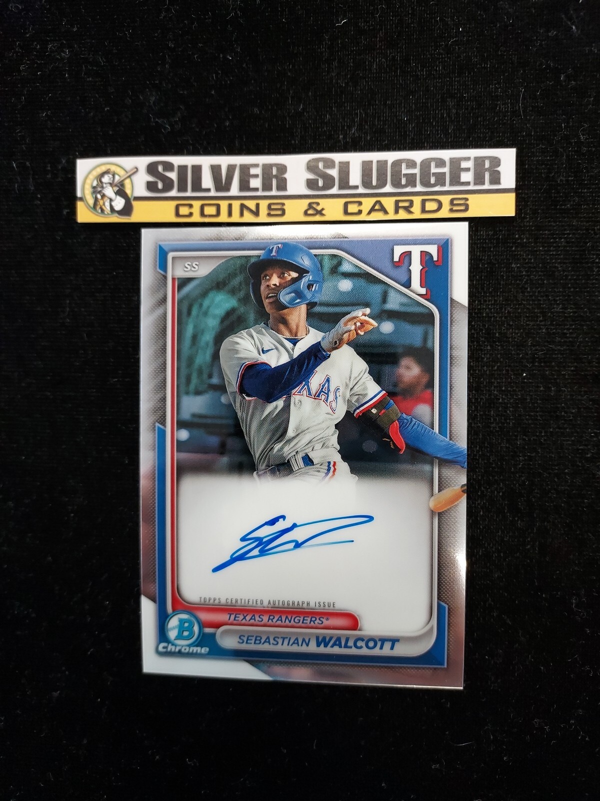 2024 Bowman - Chrome Prospect Autographs #CPA-SW Sebastian Walcott (AU ...