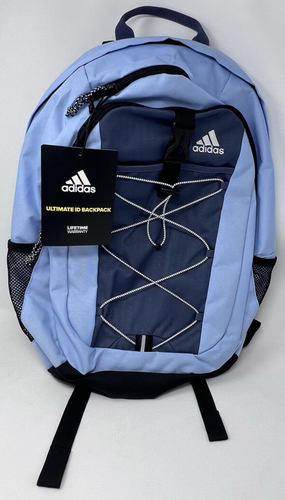 Adidas Ultimate ID Backpack, Glow Blue/Tech Ink Grey/White/Black, One ...