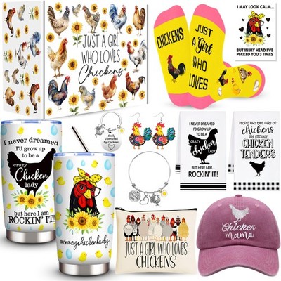 Chicken Gifts, Chicken Lover Gifts for Women, Funny Chicken Stuff with ...