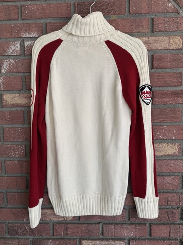 HBC 2010 Team Canada Olympic Cream Red Turtle Neck Sweater Women's ...