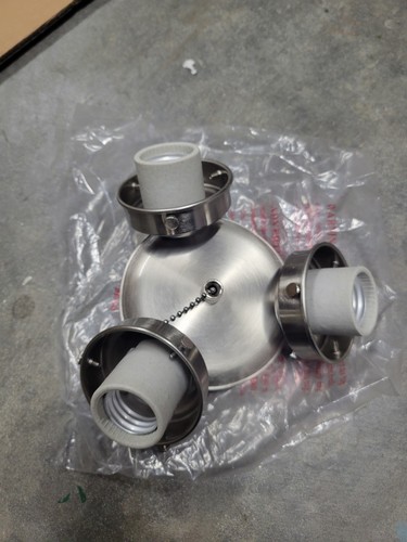 Replacement *Light Kit Only*- Clarkston II 44" Indoor Ceiling Fan, Brushed Nick | eBay