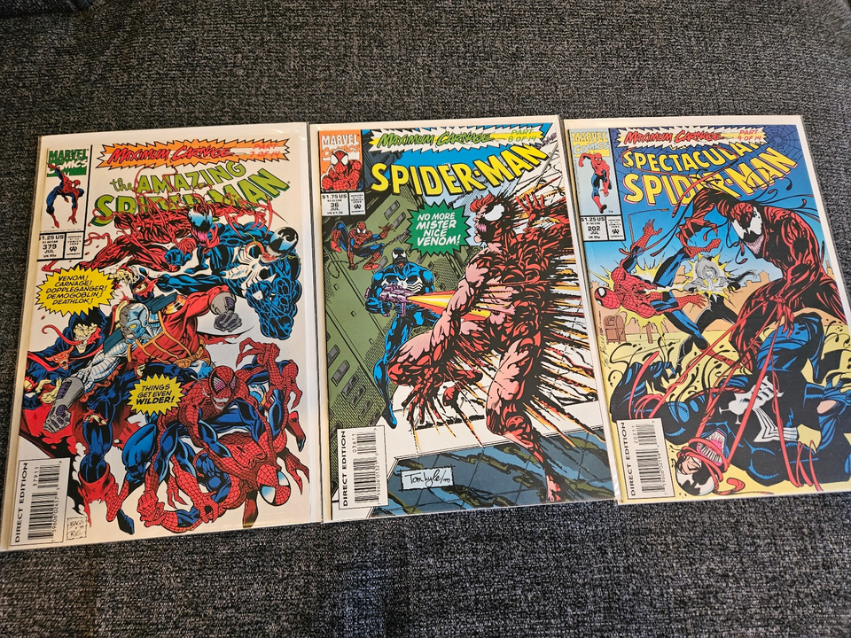 Spiderman Maximum Carnage complete Marvel Comics Spider-Man | eBay