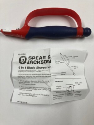 SPEAR AND JACKSON BLADE SHARPERNER FOR GARDEN TOOL SHARPENING | eBay