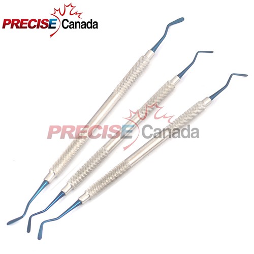 Titanium Blue Tips Dental Flat Plastic Filling Instrument Composite ...