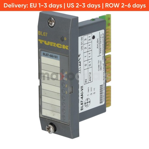 Turck BL67-4AI-V/I Electronic Module Digital Input Used UMP | eBay.de